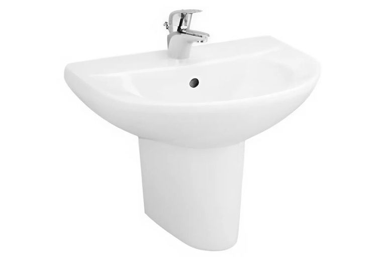 Mua Chậu lavabo Cotto C014/C420 treo tường chân lửng Chính Hãng Giá Tốt